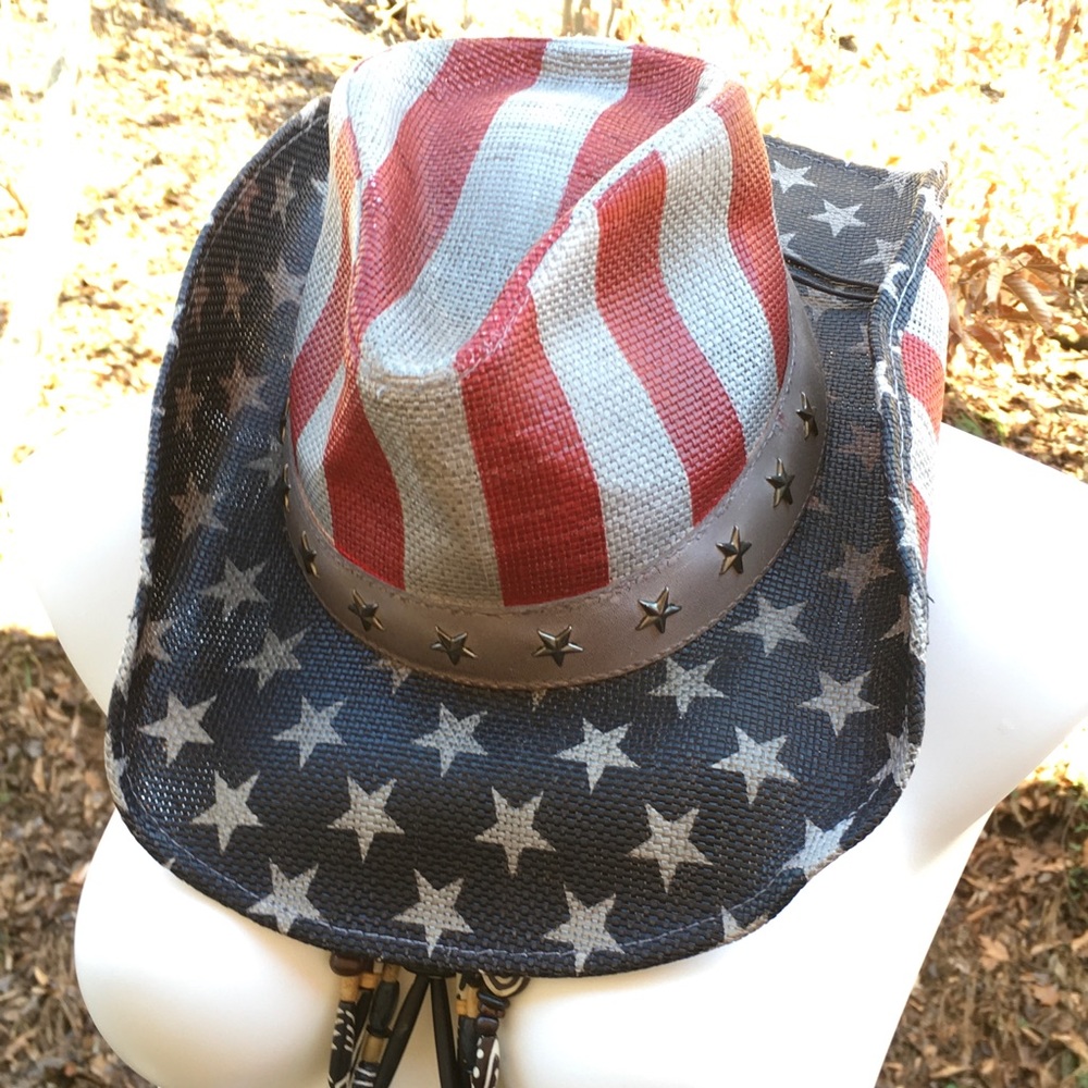 All American Happy 4th Salute Cowboy Hat**!!!...!* - Gem